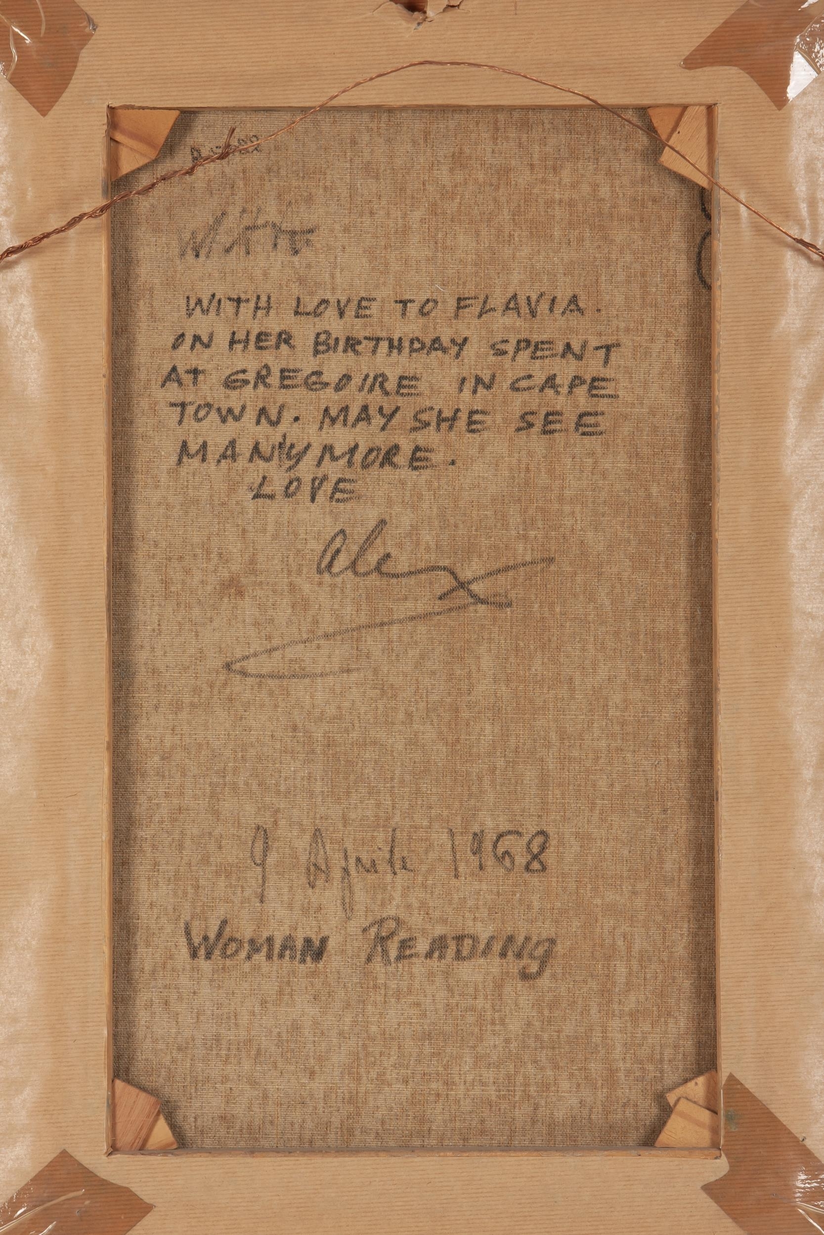 Alexander Rose-Innes | WOMAN READING (1968) | MutualArt