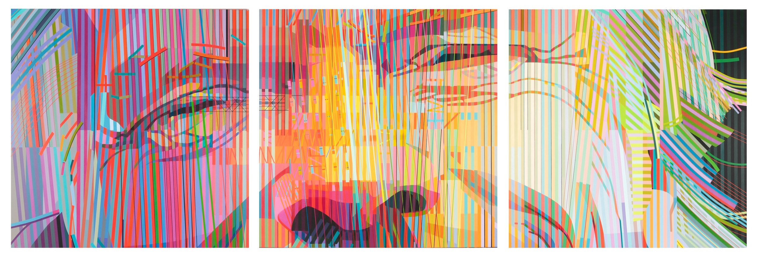 Paul Blomkamp | BRANSON - THE ELECTRIC ESSENCE, triptych | MutualArt