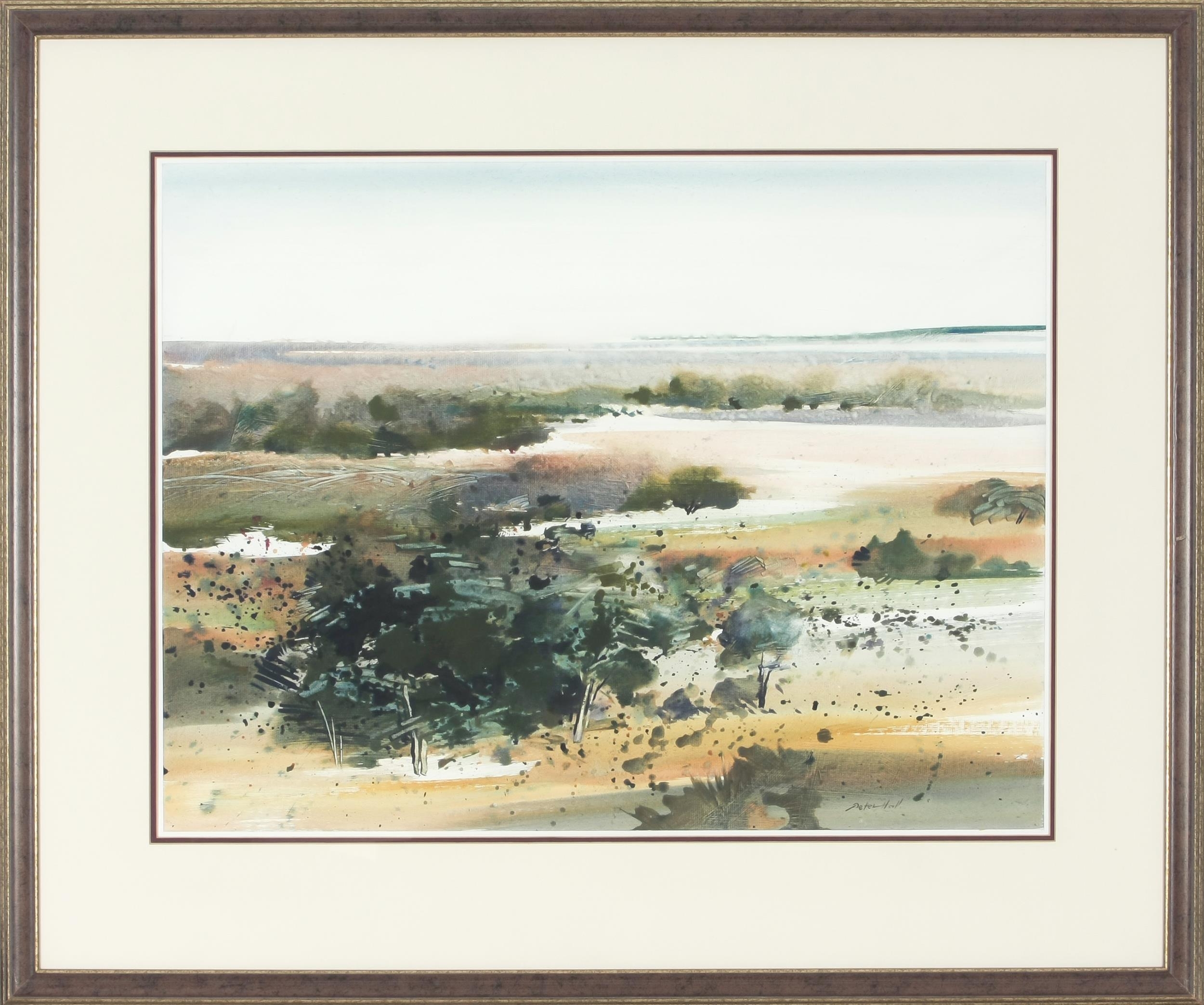 Peter Hall | LANDSCAPE WITH TREES | MutualArt