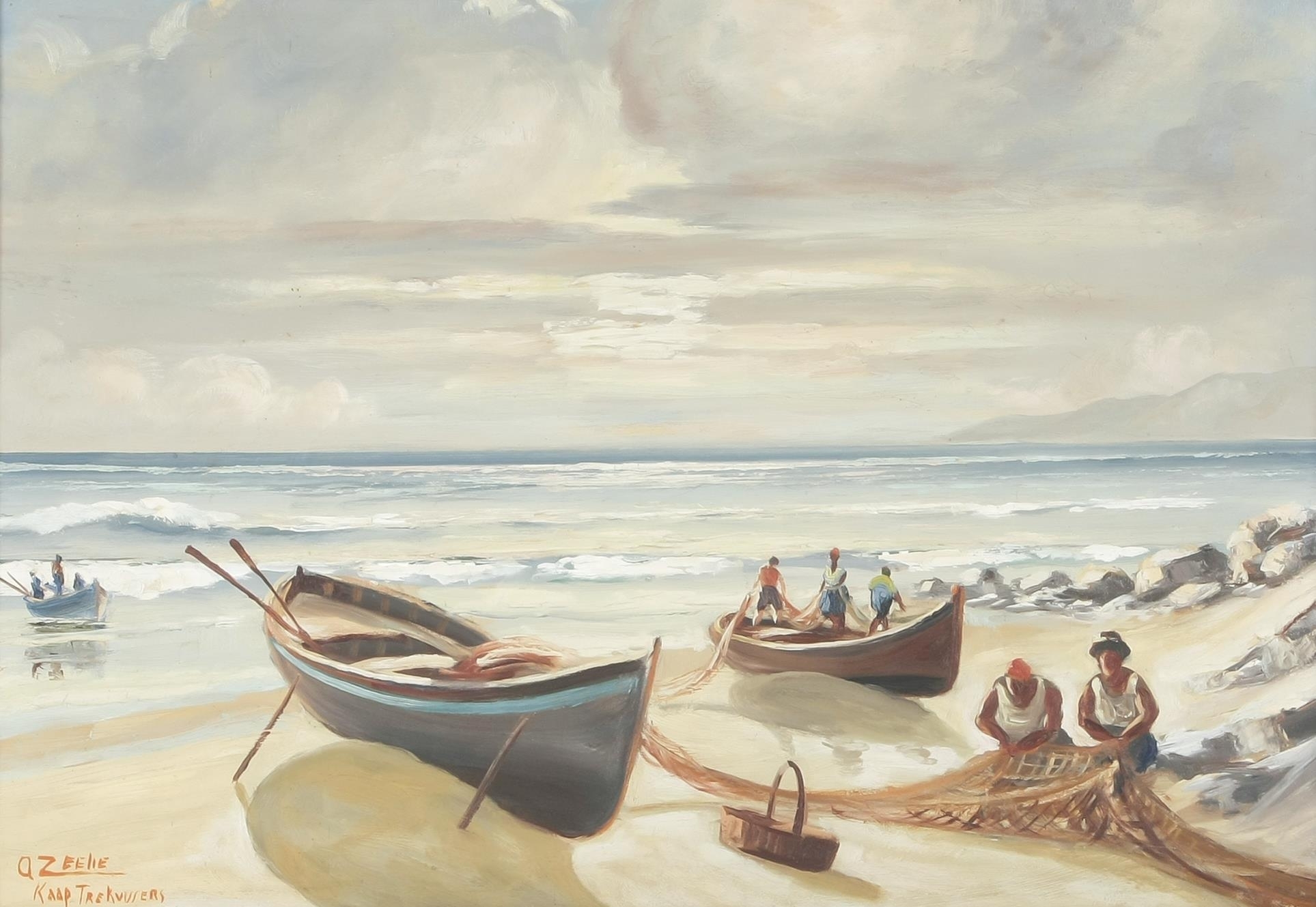 Adelio Zagni Zeelie | KAAP TREKVISSERS (1958) | MutualArt