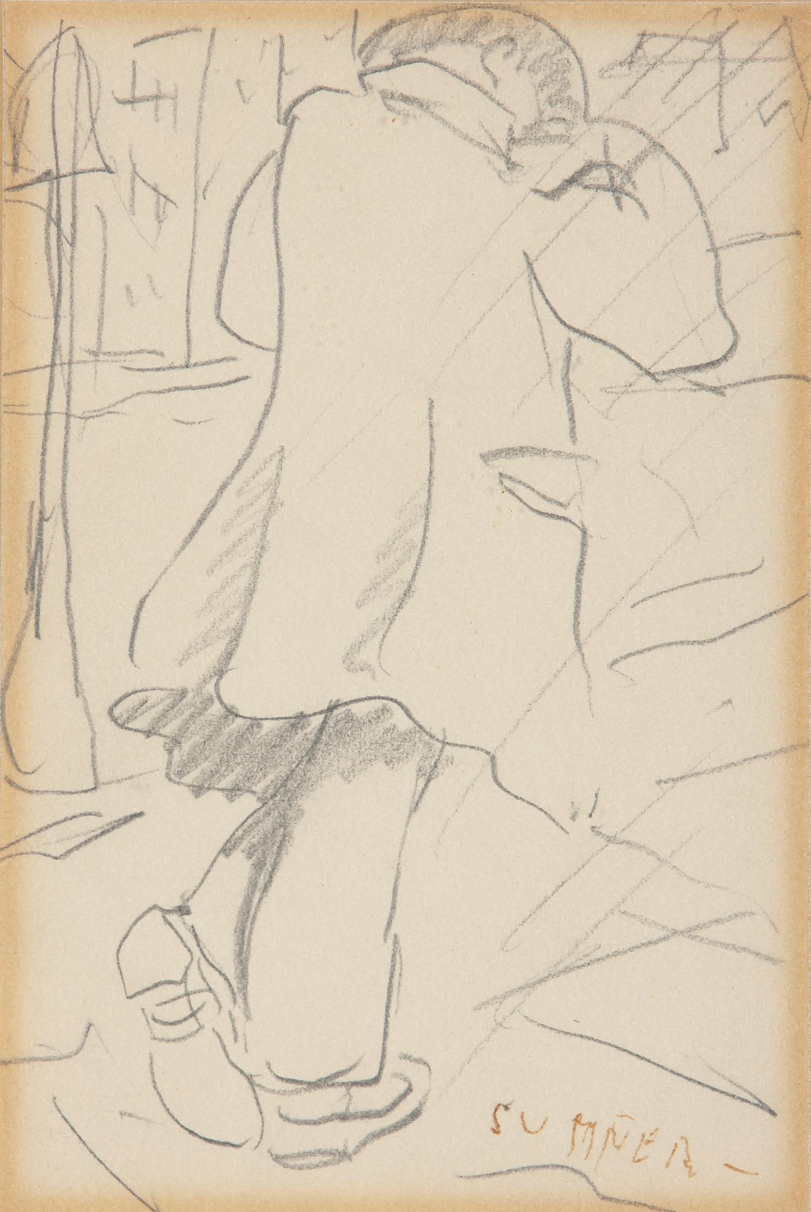 Maud Frances Eyston Sumner | MAN IN A COAT | MutualArt