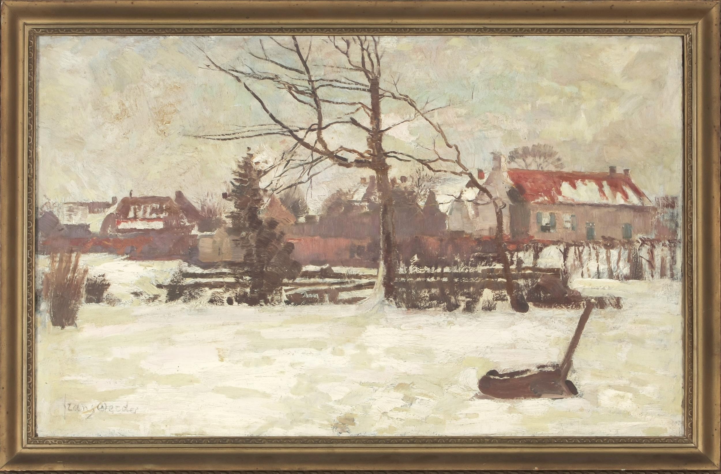 Frans Oerder | WINTER SCENE | MutualArt