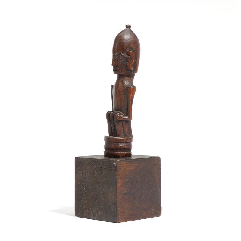 Indonesian School | Small ancestor firgure/stopper | MutualArt