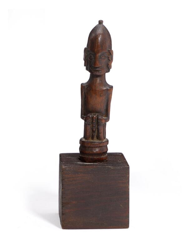 Indonesian School | Small ancestor firgure/stopper | MutualArt