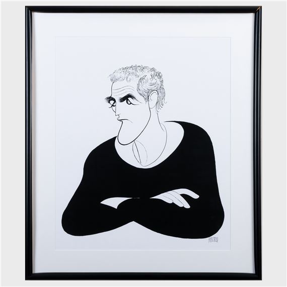 Al Hirschfeld | Portrait of Paul Newman | MutualArt