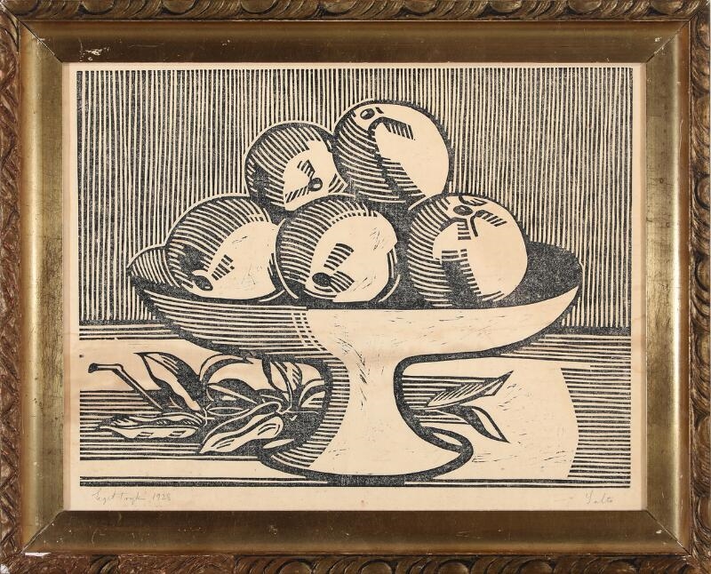 Axel Salto | Still life with fruits (1928) | MutualArt