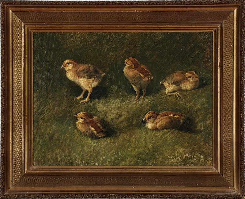 Niels Peter Rasmussen | Pheasant chickens (20) | MutualArt