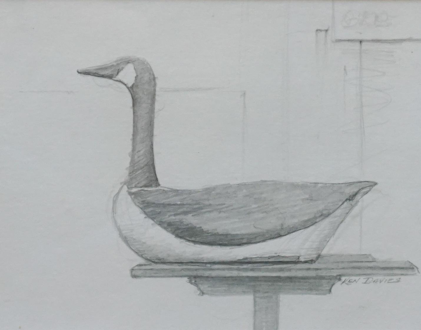 Kenneth Davies | Study from Canadian Goose Decoy | MutualArt