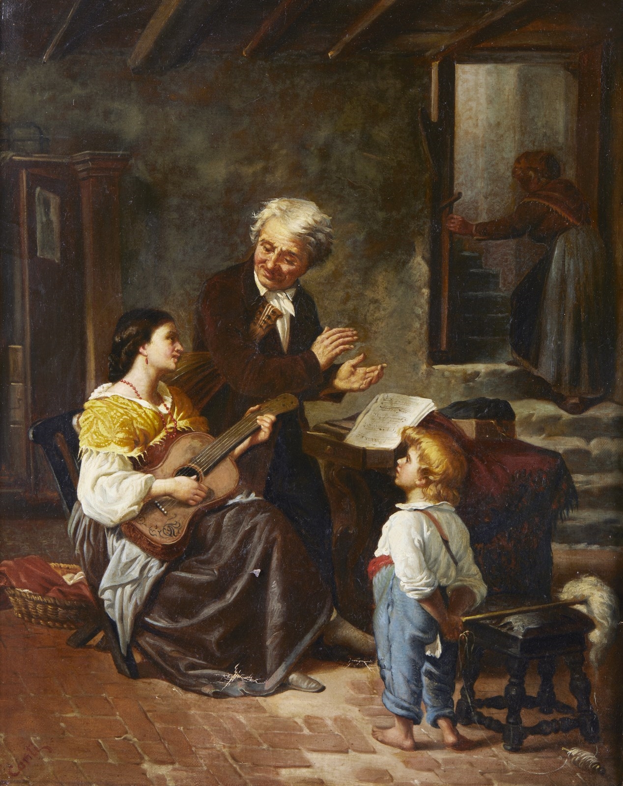 Eugenio Giuseppe Conti | Music lesson | MutualArt