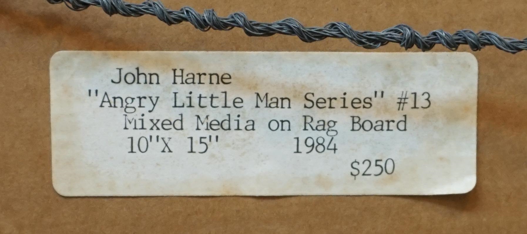 John Harne | 'Angry Little Man Series #13' | MutualArt