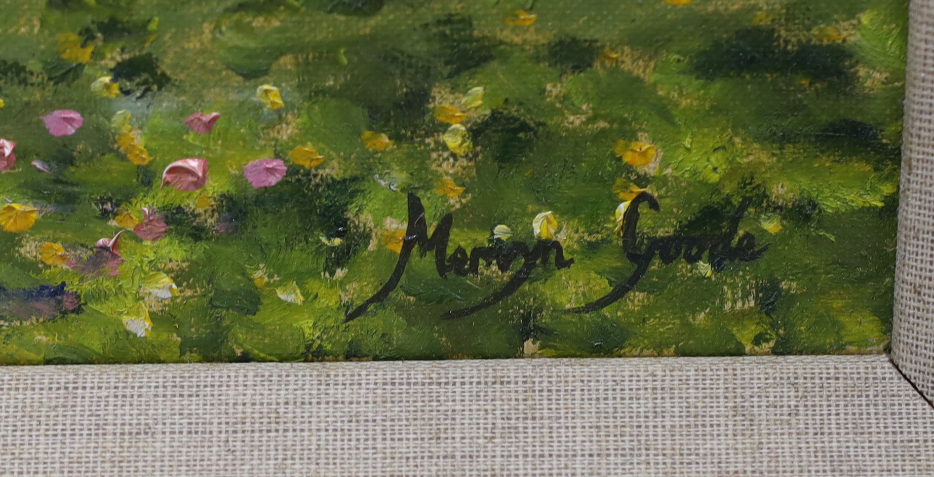Mervyn Goode | Sunshine on the spring flowers | MutualArt