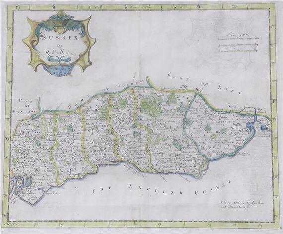 Robert Morden | Map of Sussex | MutualArt