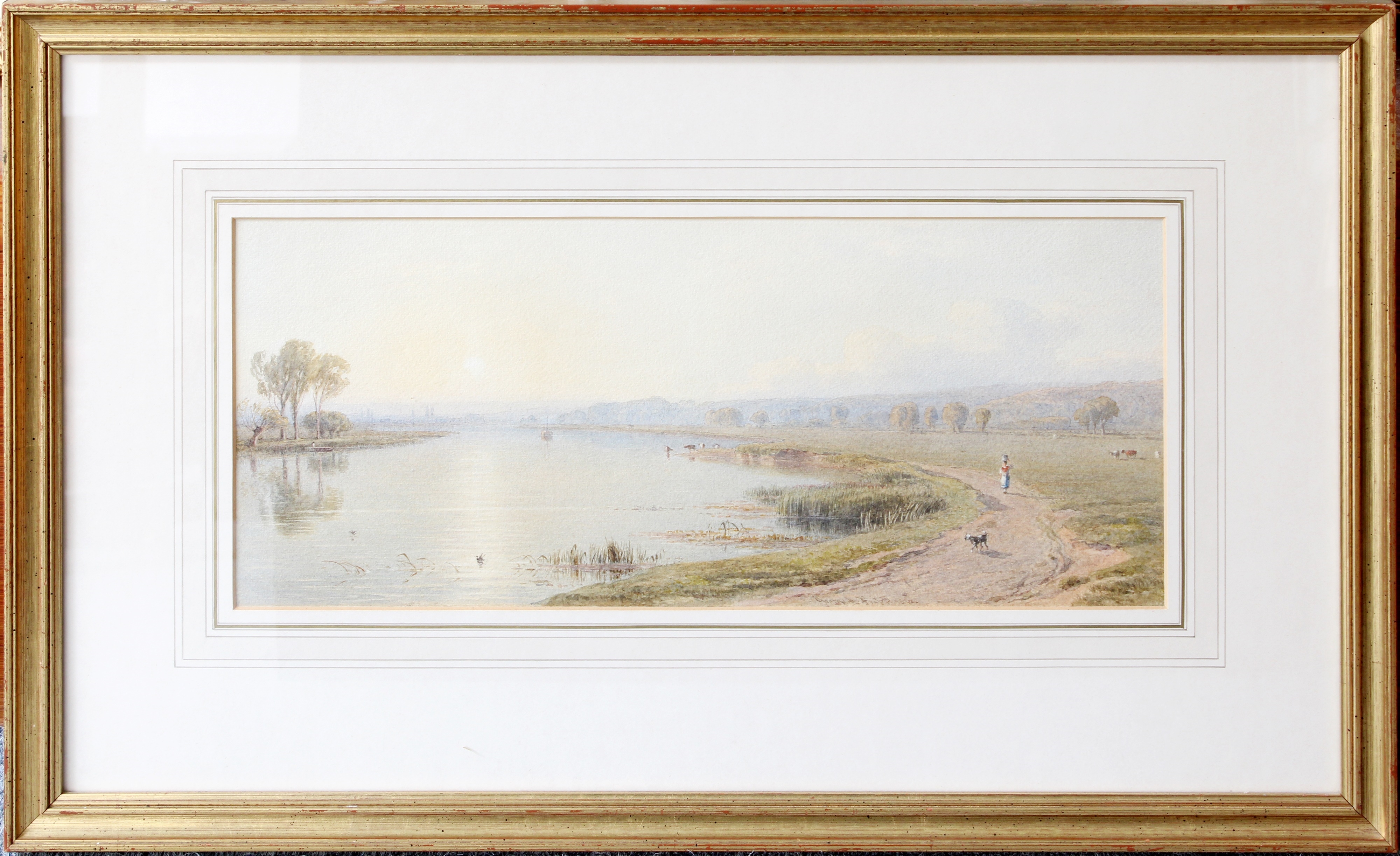 George Arthur Fripp | The Thames at Reading | MutualArt