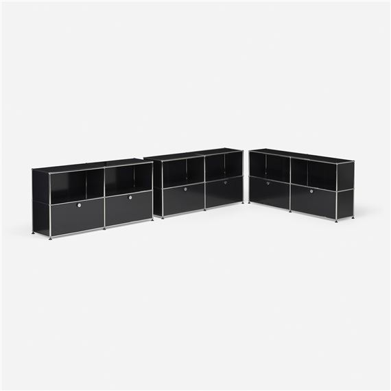 Fritz Haller | USM Haller Furniture System cabinets, set of three (1963 ...