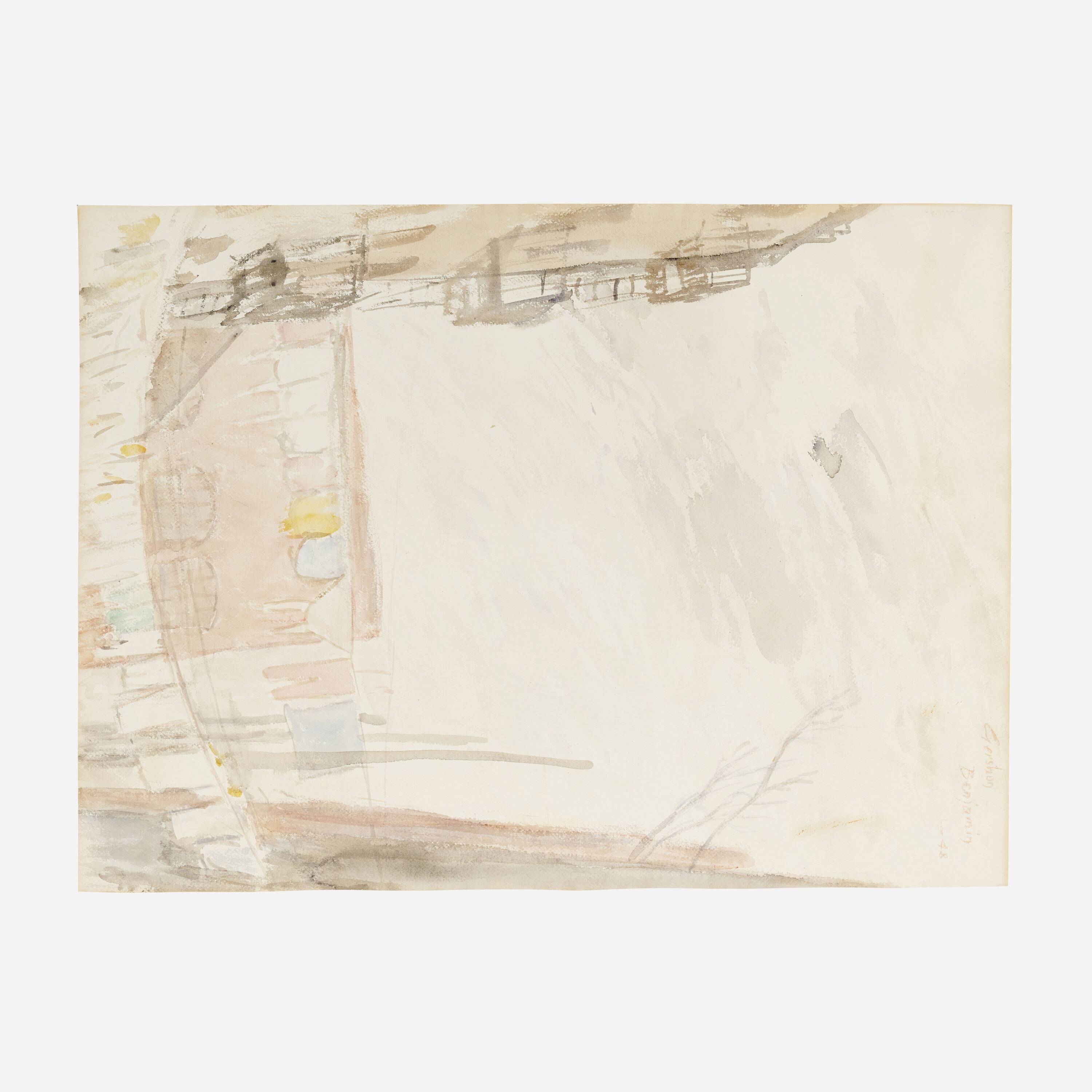 Gershon Benjamin | New York Skyline (1947) | MutualArt