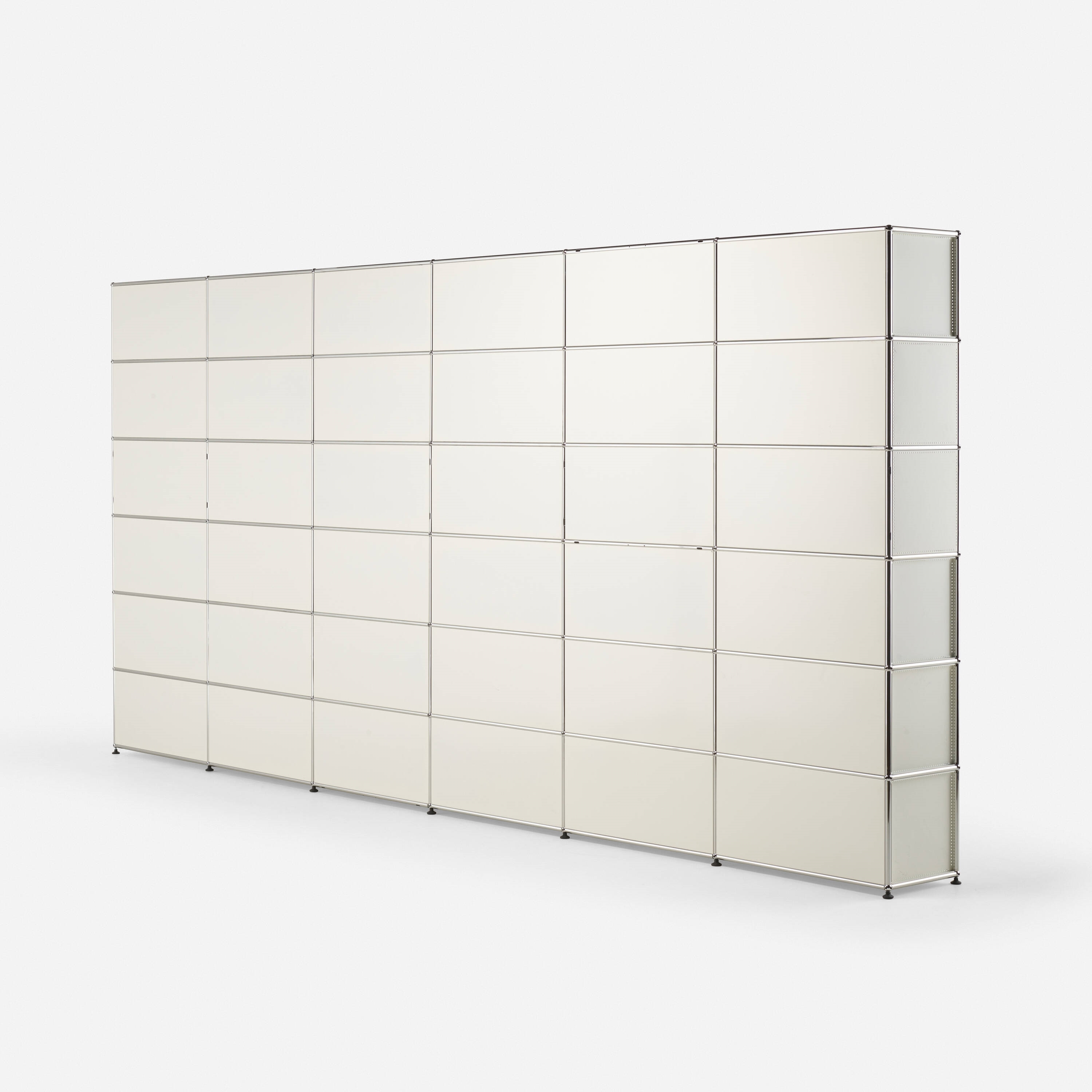 Fritz Haller | USM Haller Furniture System shelving unit (1963) | MutualArt