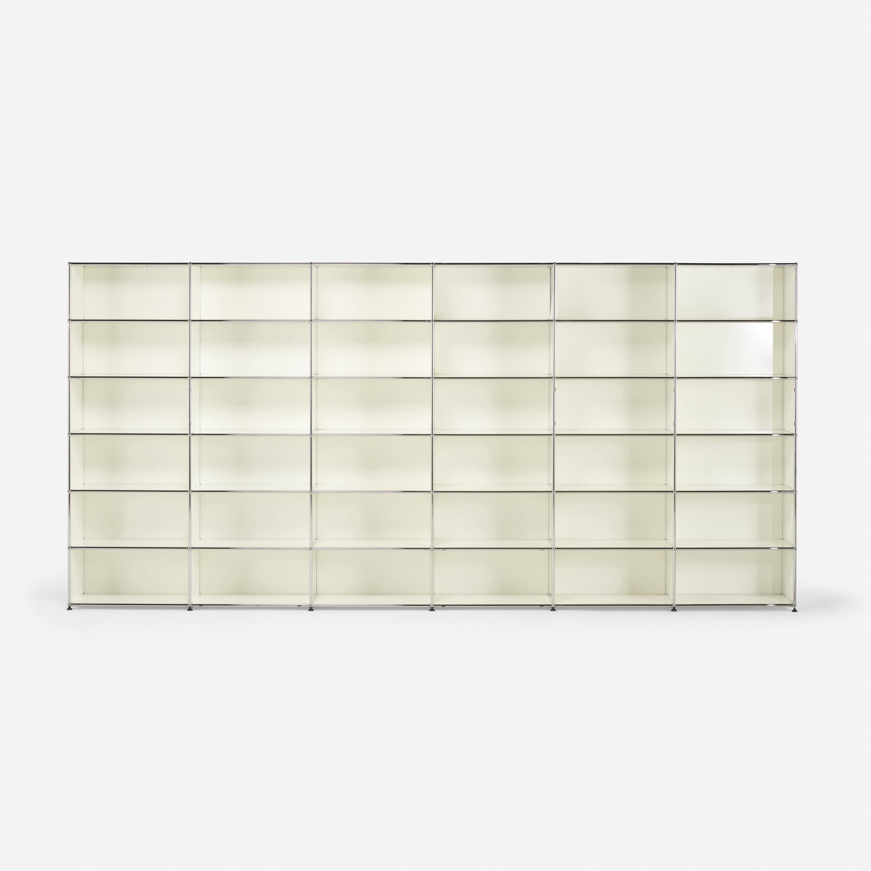 Fritz Haller | USM Haller Furniture System shelving unit (1963) | MutualArt
