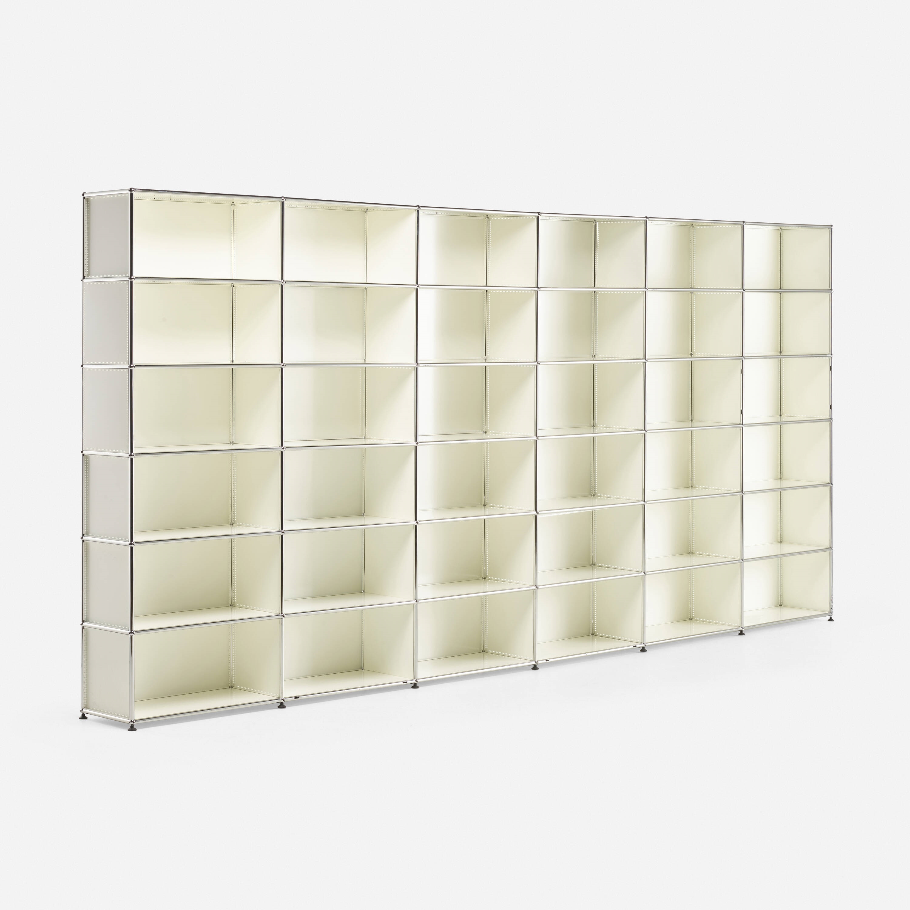 Fritz Haller | USM Haller Furniture System shelving unit (1963) | MutualArt