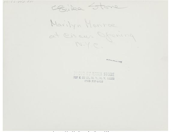 Erika Stone | Marilyn Monroe at Barnum & Bailey Circus Opening, New ...