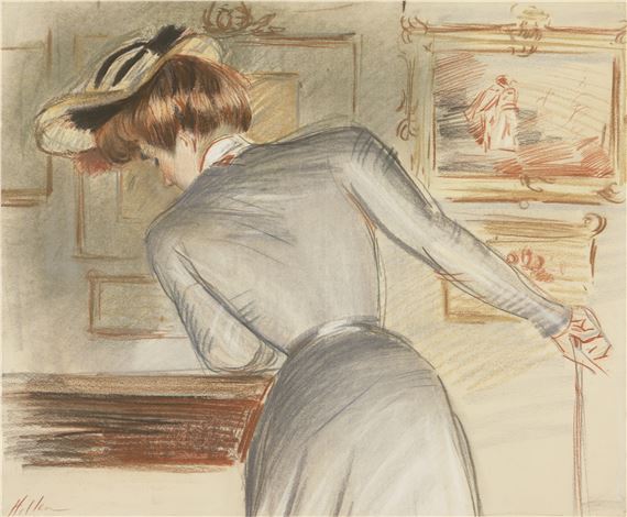 Paul César Helleu | Portrait of Madame Helleu | MutualArt