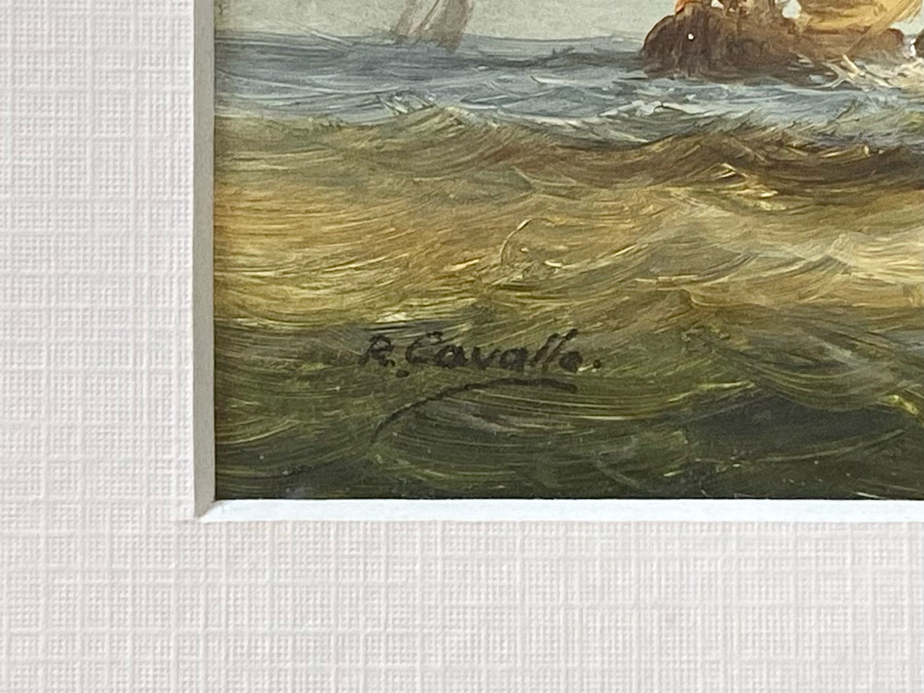 Ronald Cavalla | Stormy Sea | MutualArt
