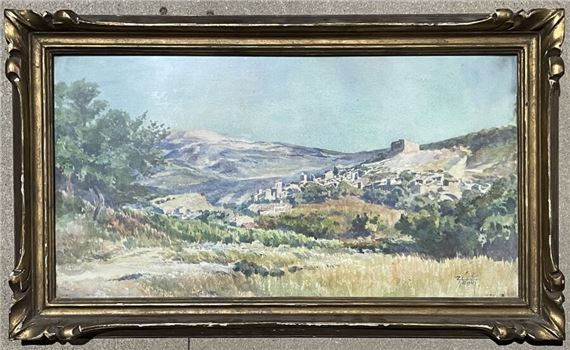 Elizabeth Zabeth | Village in a Provencal Landscape | MutualArt
