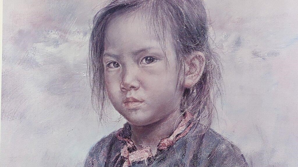 Wai Ming | Wai Ming Signed Numbered Small Fish girl Print | MutualArt