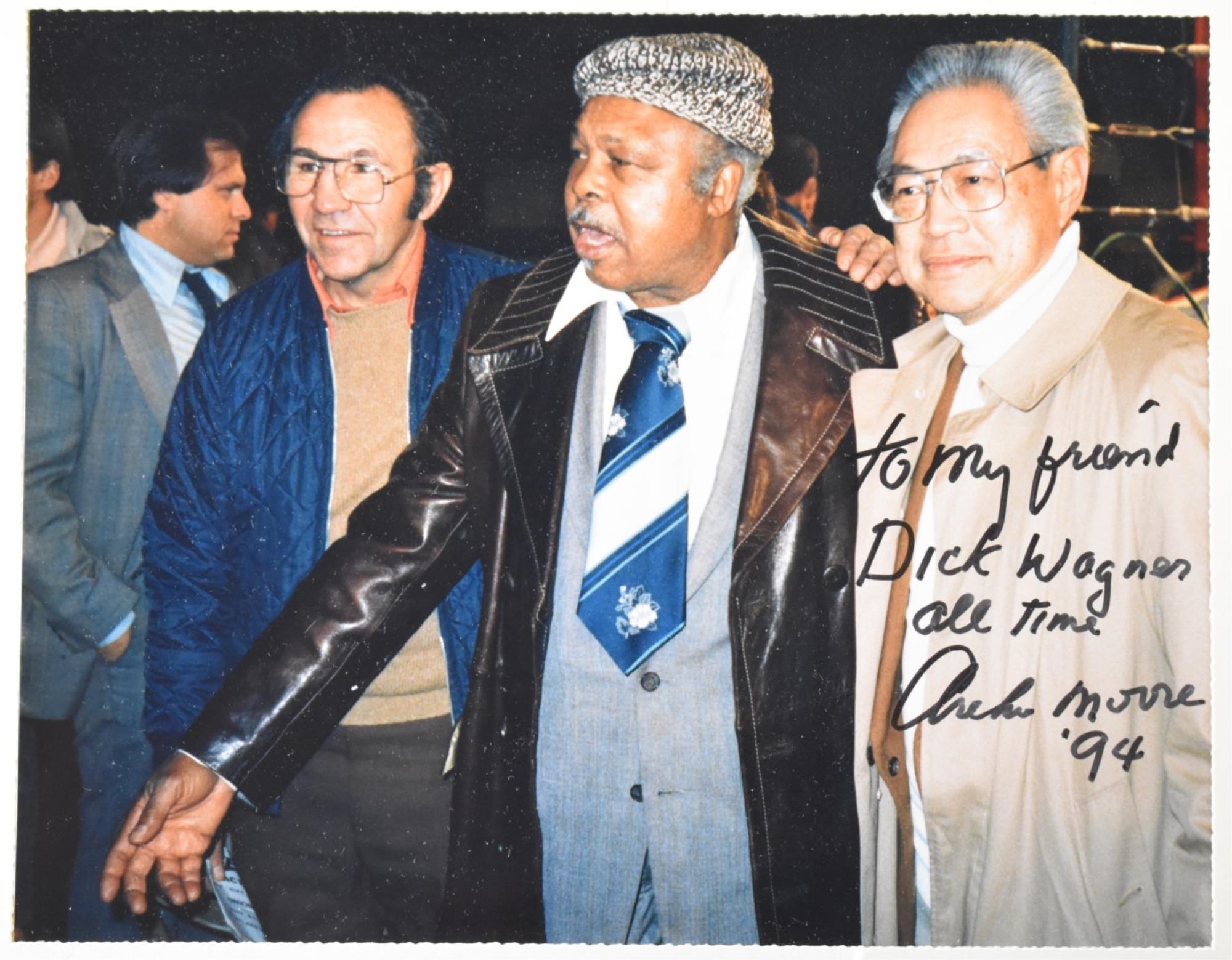 Archie Moore | ARCHIE MOORE SIGNED PHOTO & LETTERS (1960) | MutualArt