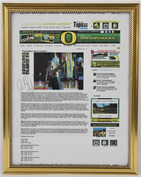 Rachel Yurkovich | RACHEL YURKOVICH JAVELIN THROWER SIGNED PHOTO ...
