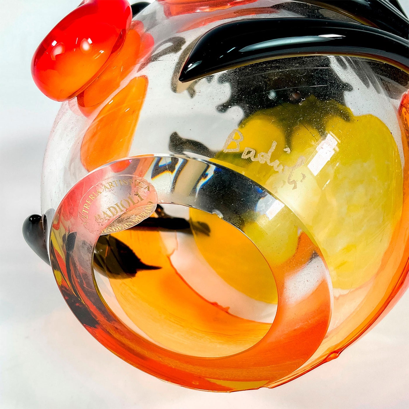 Mario Badioli | Murano Glass Head Sculpture | MutualArt