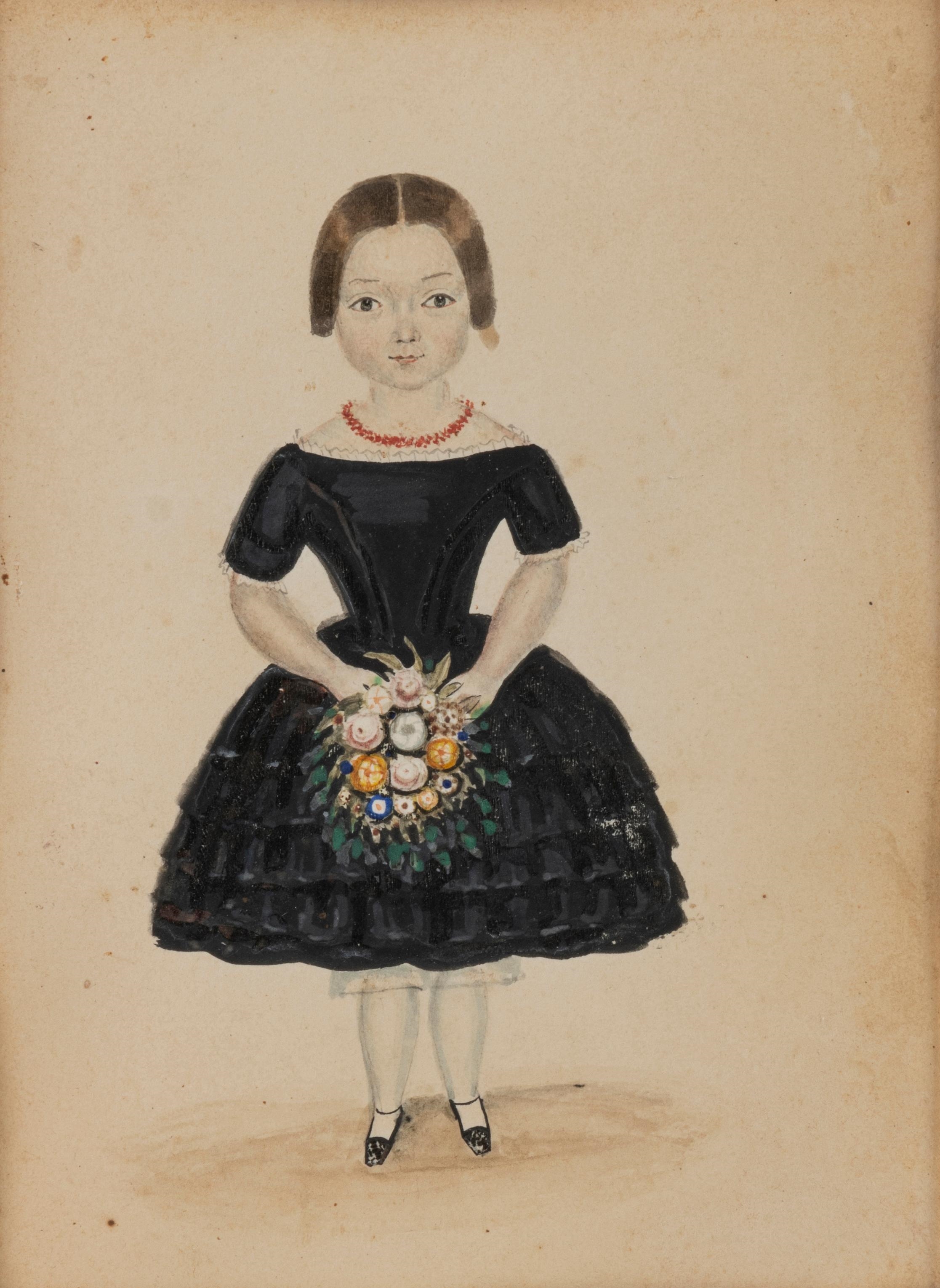 Colonial School | Portrait of Jan Ann Field (Circa 1850) | MutualArt