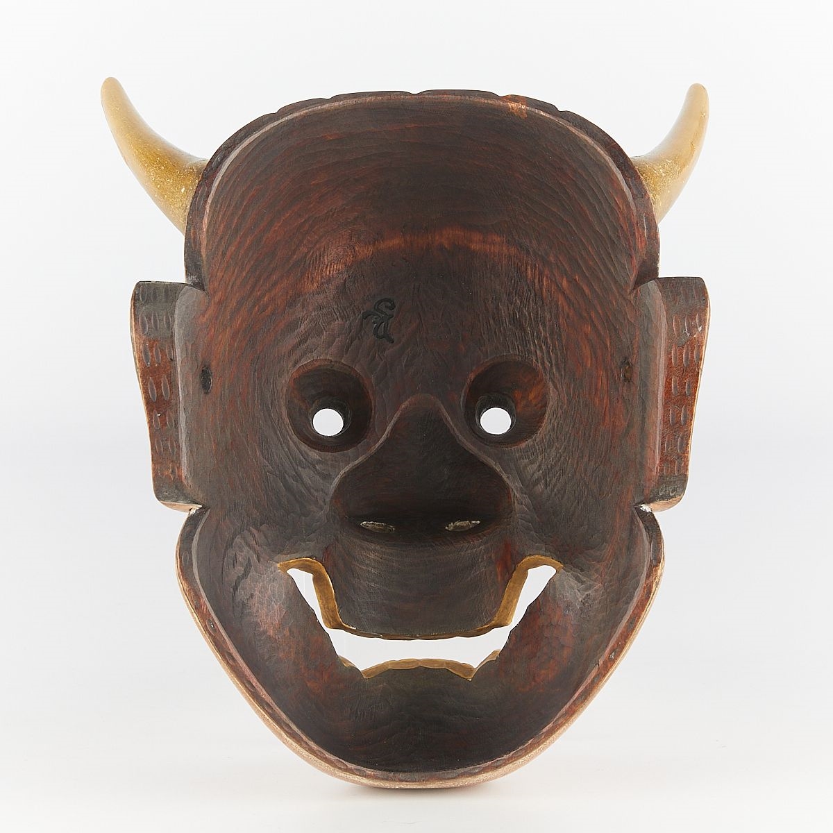 Bidou Yamaguchi | Noh mask depicting the devil or demon Hannya | MutualArt