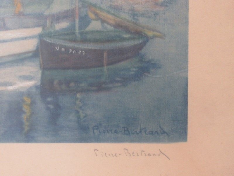 Pierre Philippe Bertrand | Bateaux au port | MutualArt