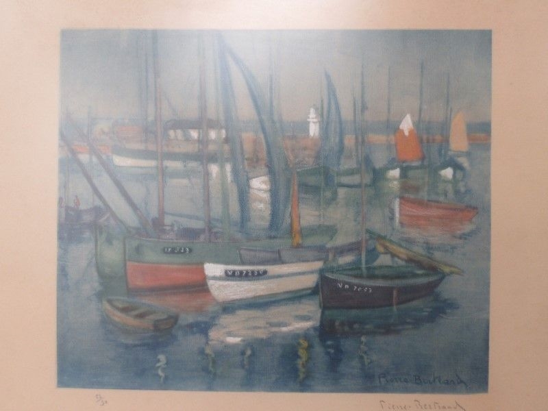 Pierre Philippe Bertrand | Bateaux au port | MutualArt