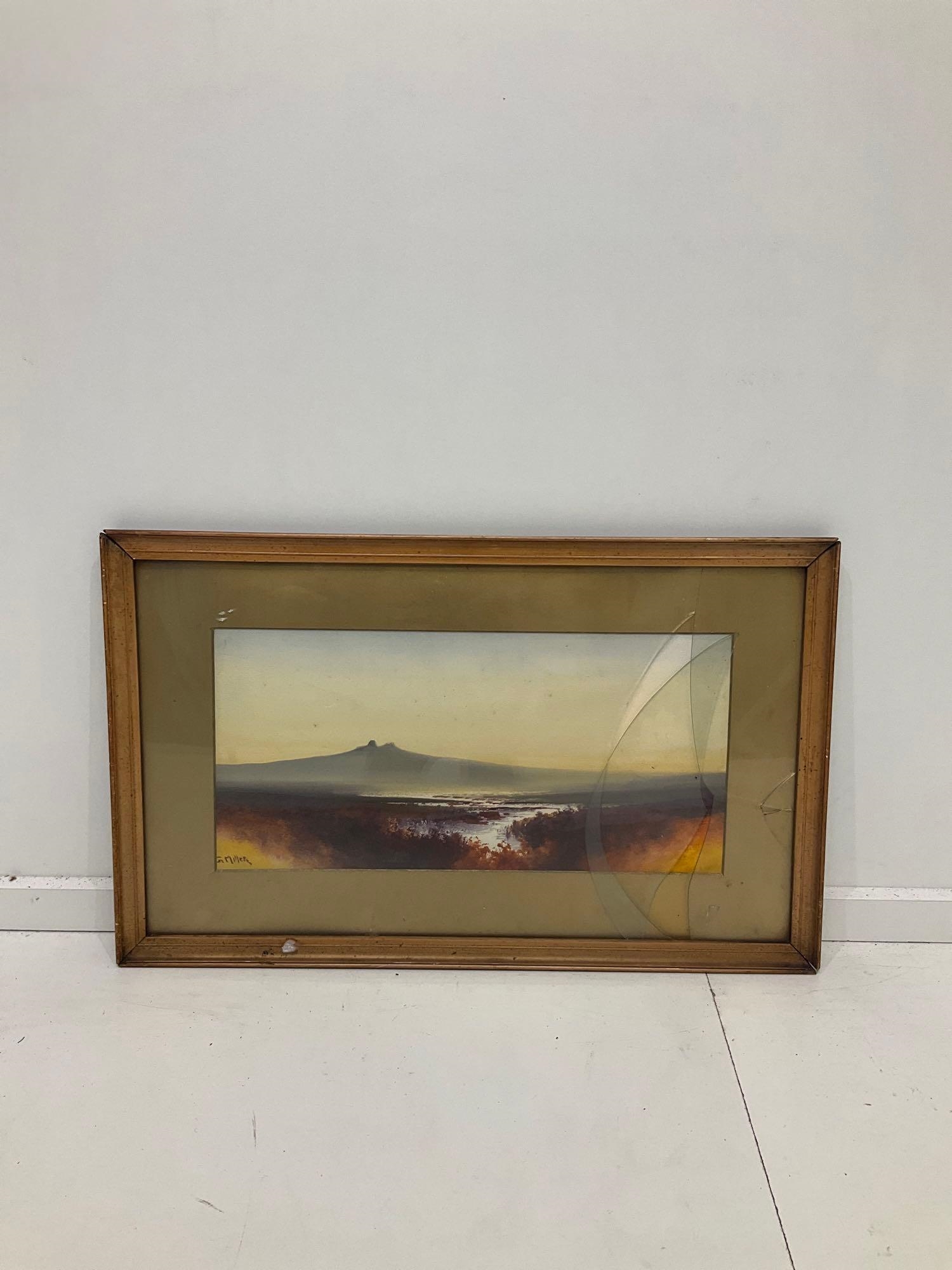 G Miller | Landscape with Marshland (20th Century) | MutualArt