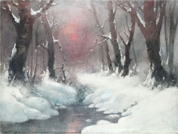 Albert László | Téli táj | MutualArt