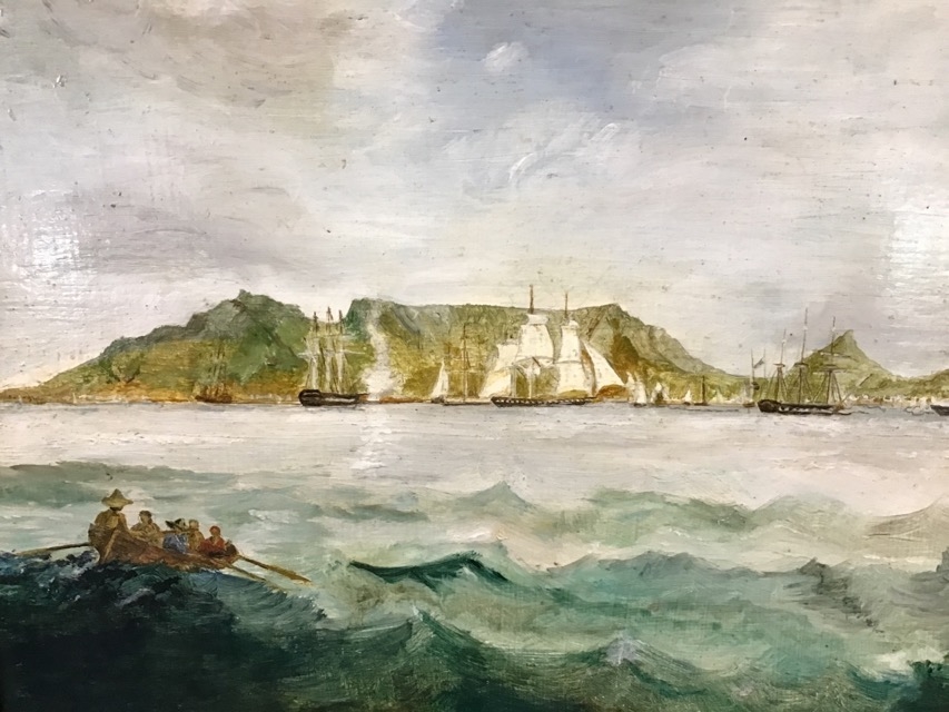 Thomas Baines | marine view with ships (1848) | MutualArt