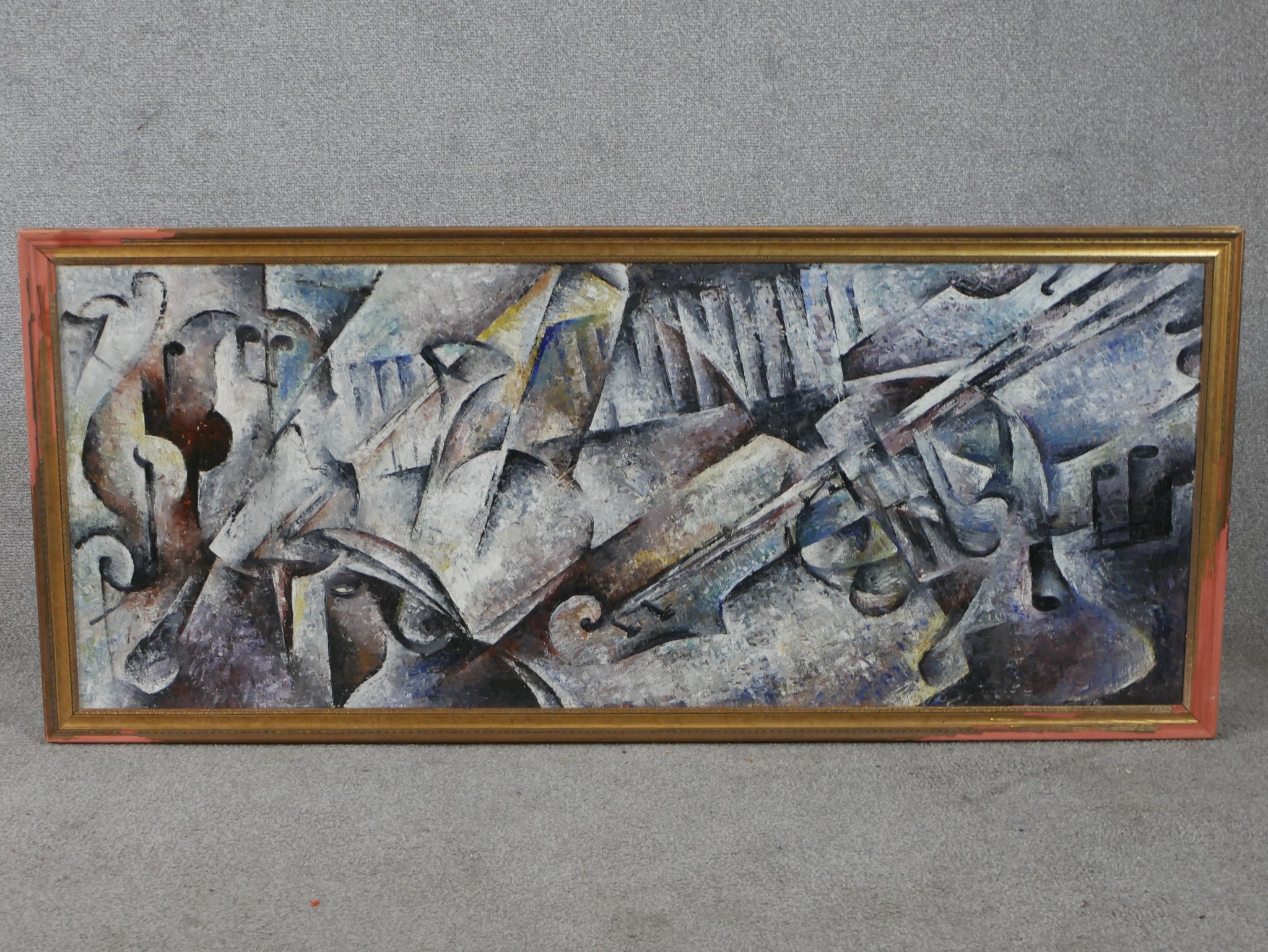 Graham Kearsley | Abstract cubist style geometric form | MutualArt