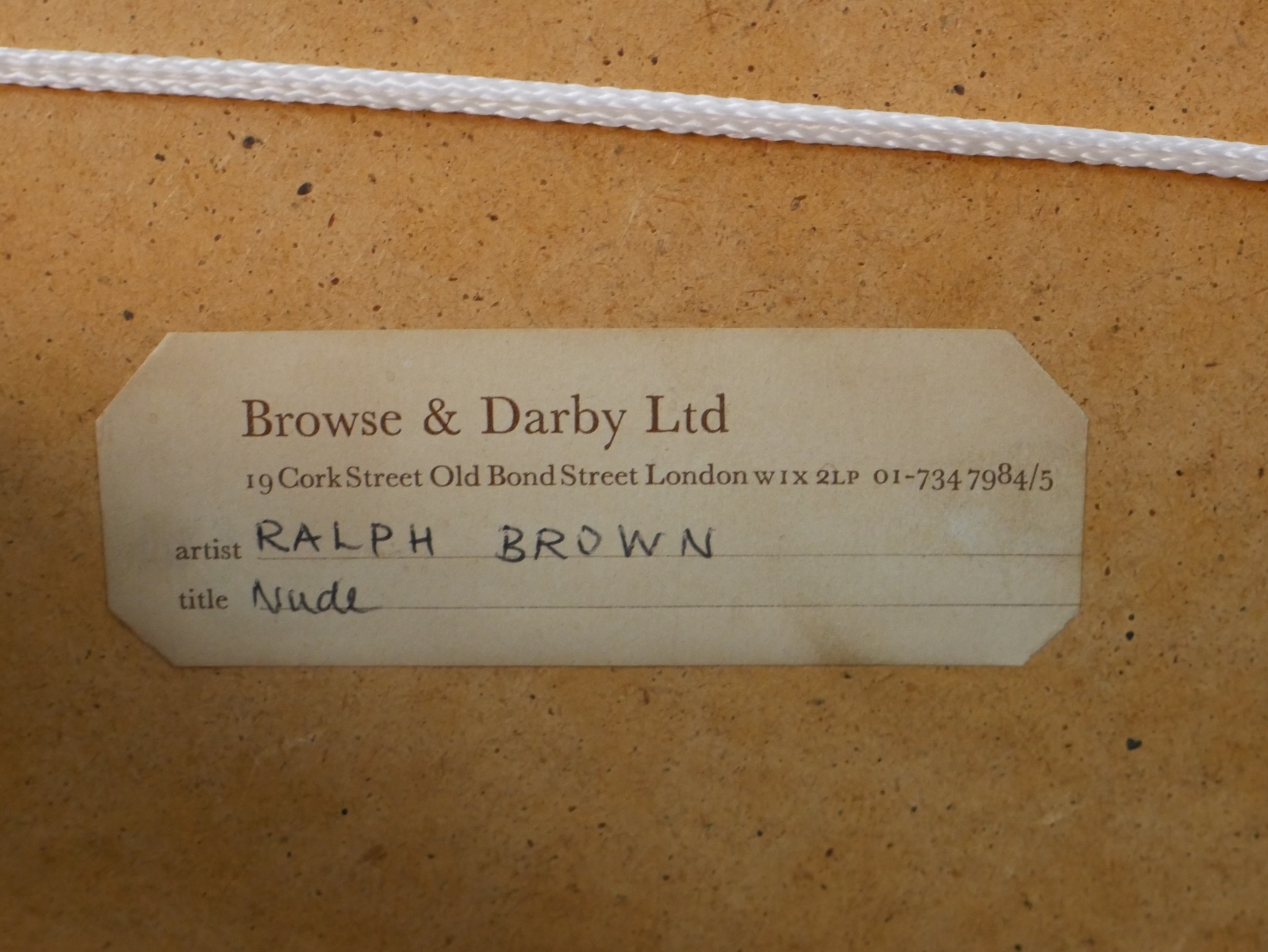 Ralph Brown | Nude | MutualArt