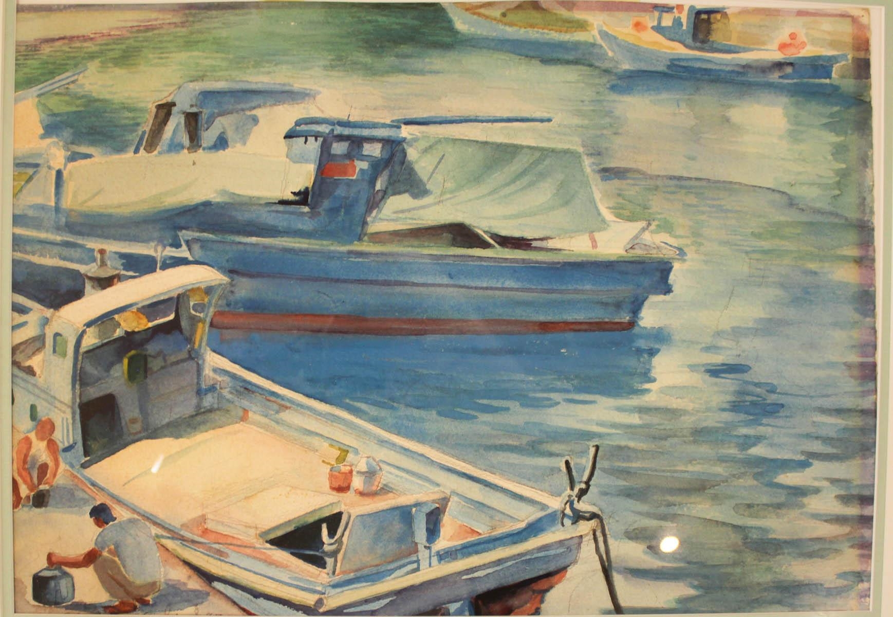 Robert Eskridge | ROBERT ESKRIDGE WATERCOLOR ON PAPER | MutualArt