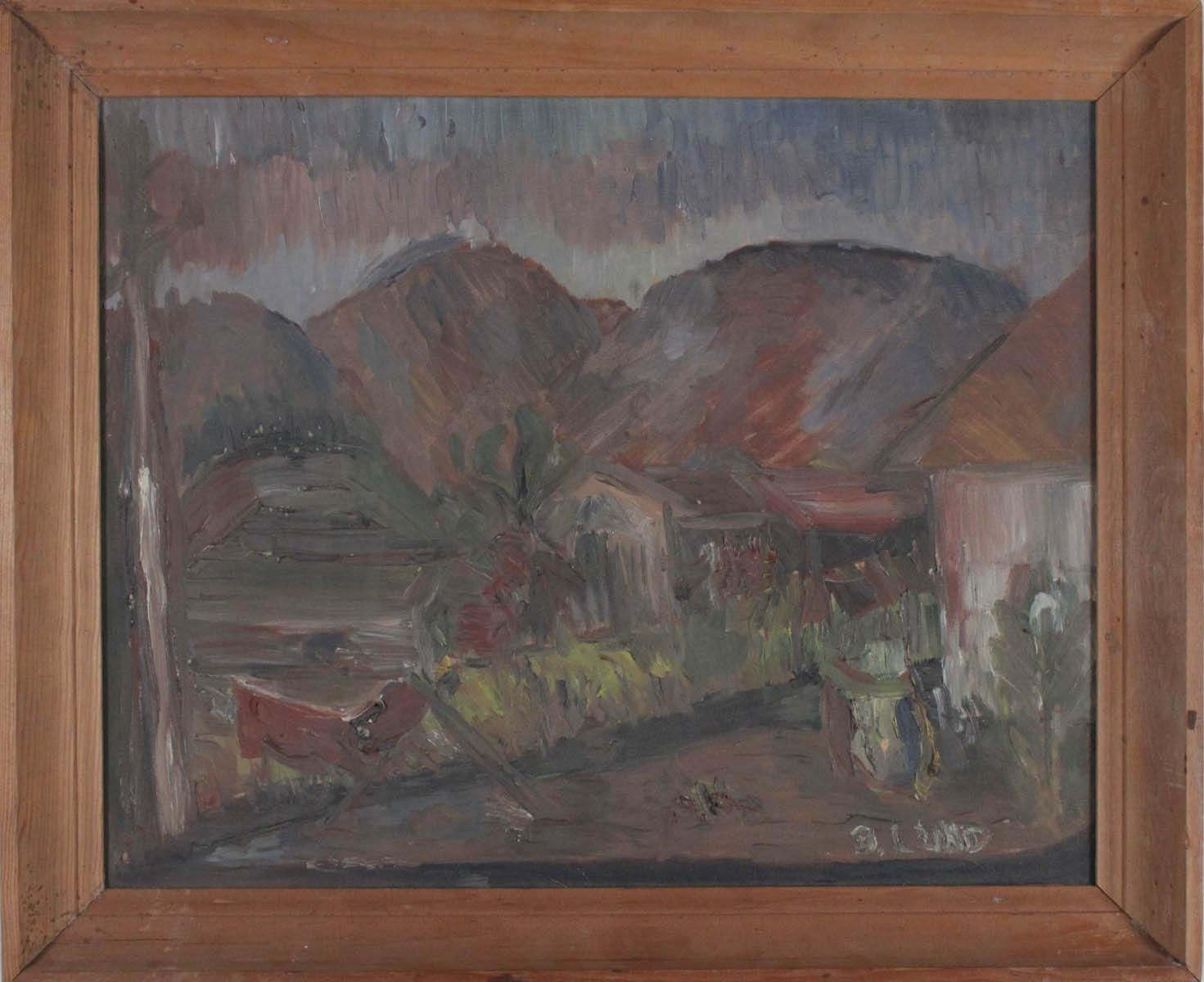 William Faulkner | WILLIAM FAULKNER TWO OILS ON CANVAS | MutualArt