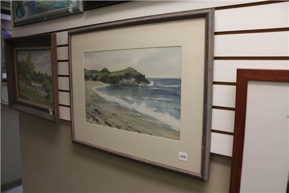 Fred Stone | FRED STONE WATERCOLOR SEASCAPE | MutualArt