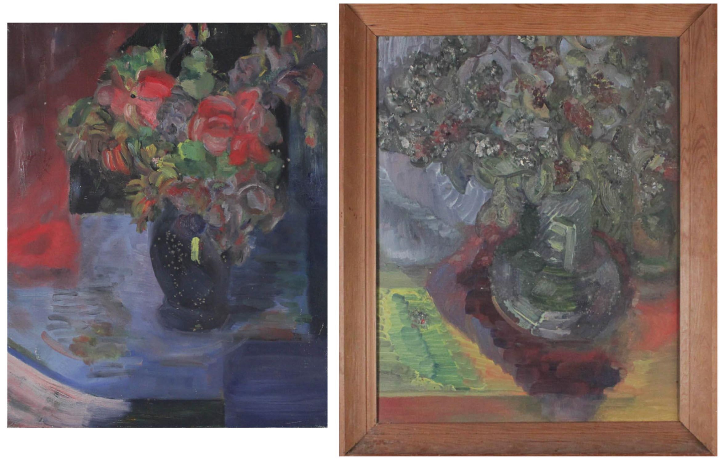 William Faulkner | WILLIAM FAULKNER TWO OILS ON CANVAS | MutualArt