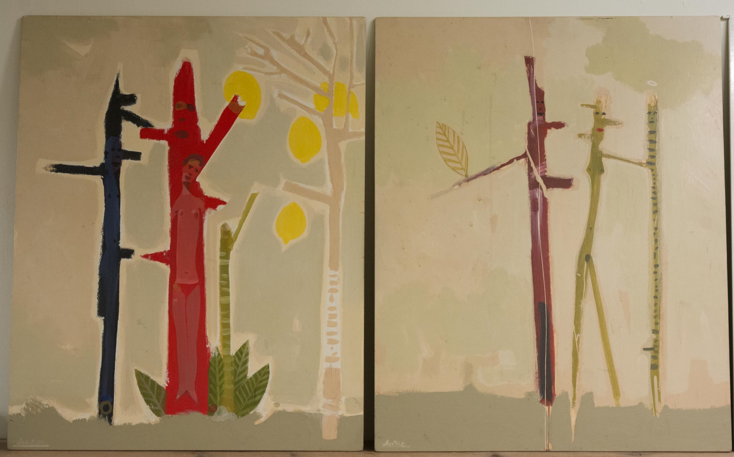 David de Villier | DAVID DEVILLIER TWO OILS ON BOARD | MutualArt
