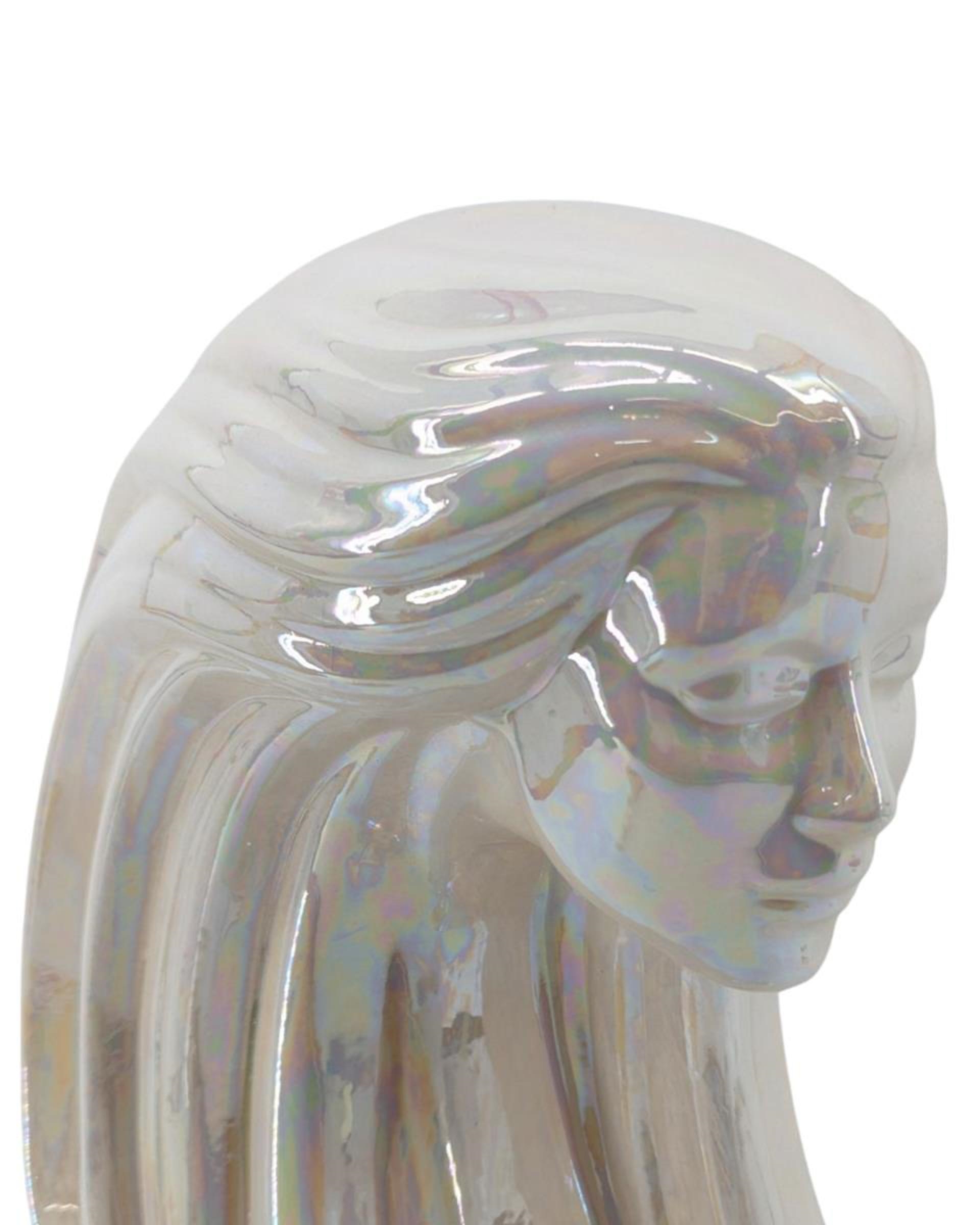 Art Deco School, 20th Century | GLAZED CERAMIC MOTHER IN WIND ART DECO ...