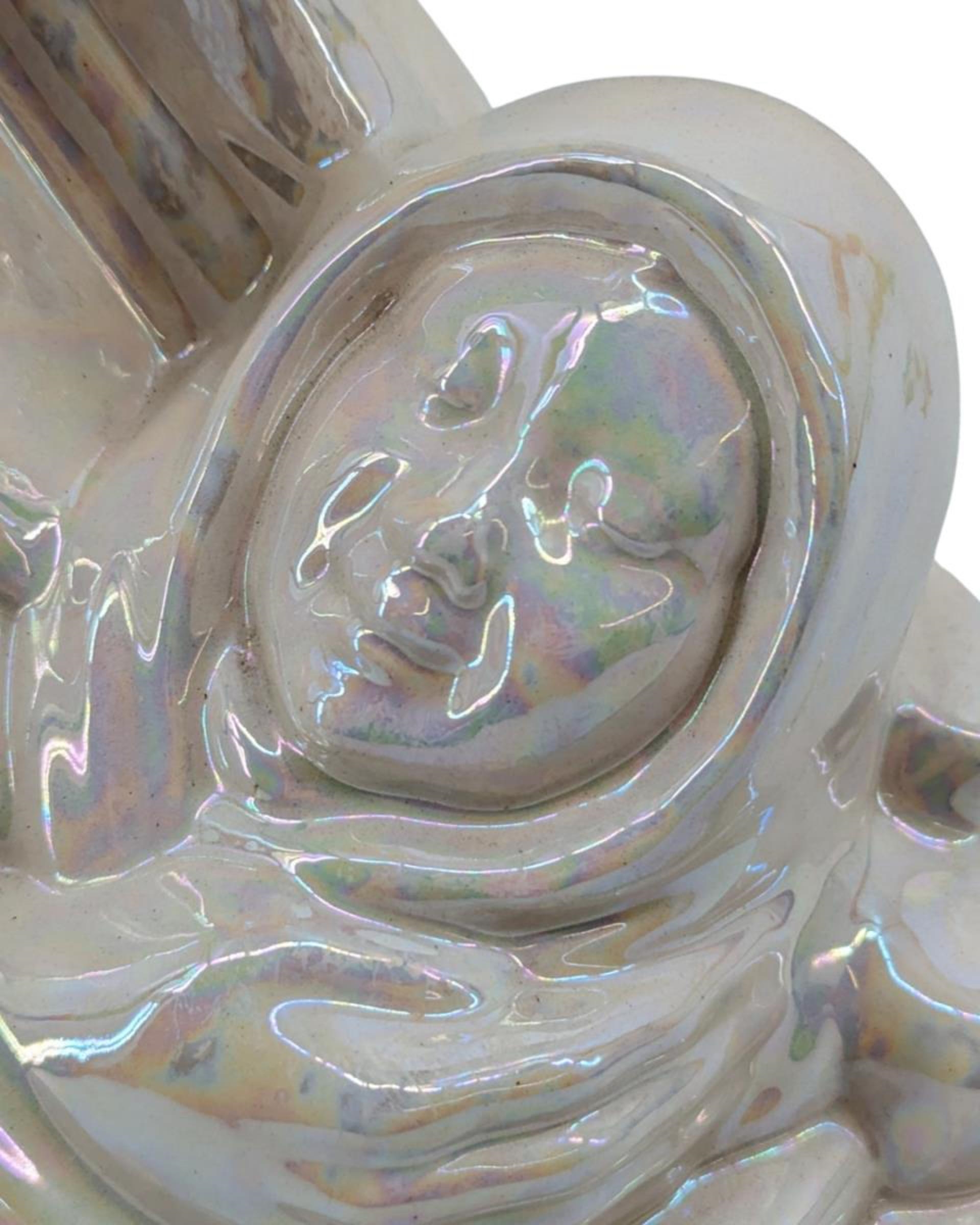 Art Deco School, 20th Century | GLAZED CERAMIC MOTHER IN WIND ART DECO ...