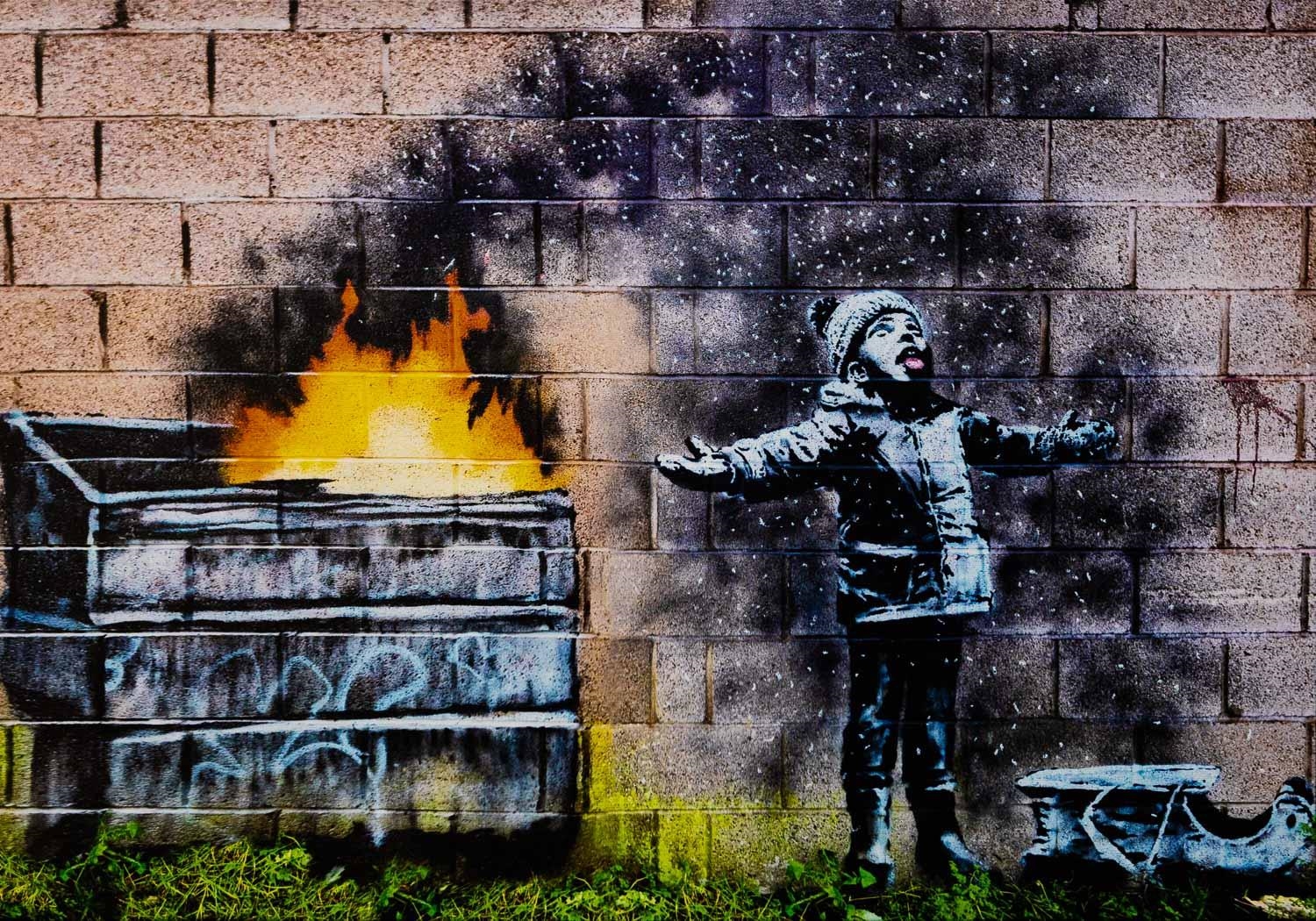 Banksy | Umbrella Girl | MutualArt