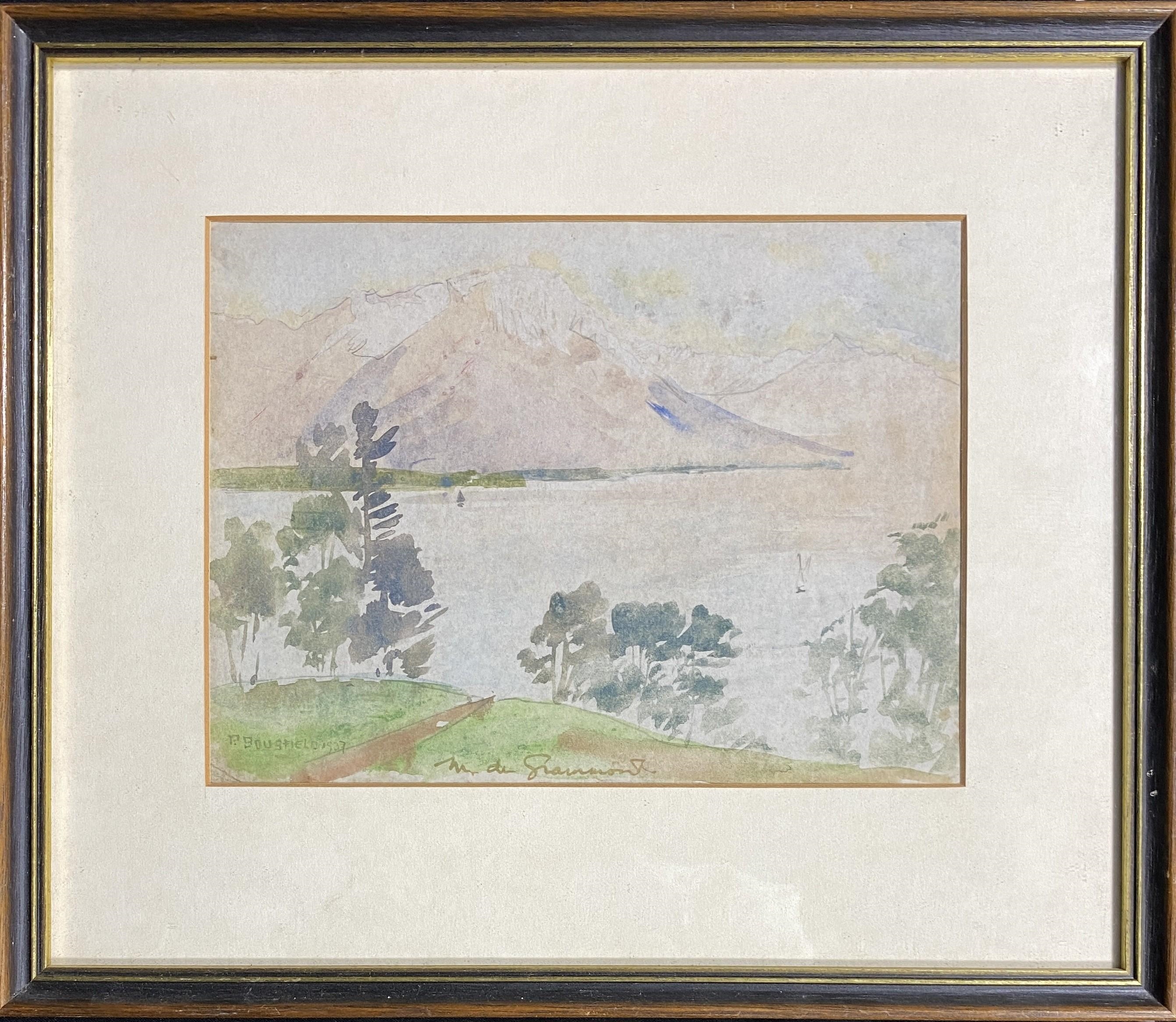Peter Bousfield | View of Mount de Grammont | MutualArt