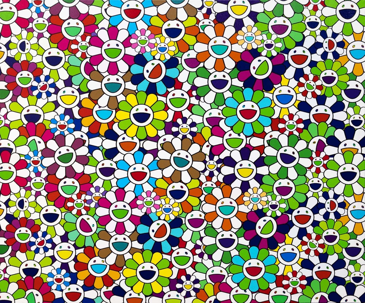 Takashi Murakami | TEKASHI MURAKAMI Decorative Print on canvas after ...