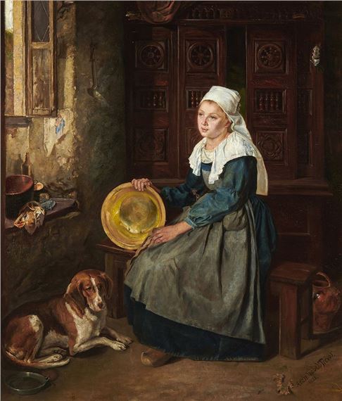 Helen Mabel Trevor | A MORNING DREAM (1881) | MutualArt